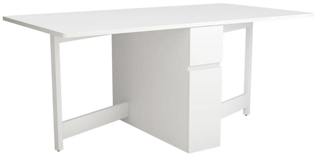 OnaDnes -20% Bílý rozkládací jídelní stůl Woodman Kungla 170x90 cm