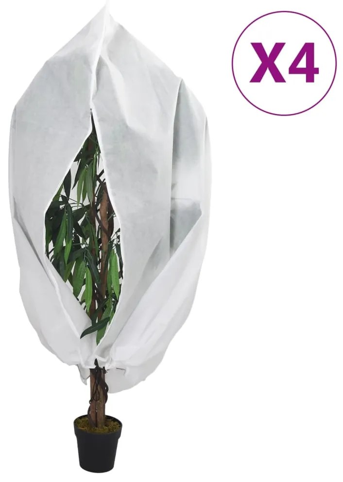 Ochranné návleky na rostliny na zip 4 ks 70 g/m² 2,36 x 2 m 3203551