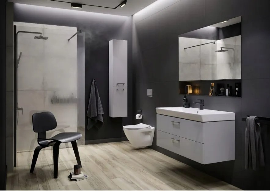 Cersanit Mille Plus CleanOn, závěsná wc mísa bez sedátka, bílá, K675-007