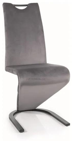 Jídelní židle H-090 Signal Světle šedá