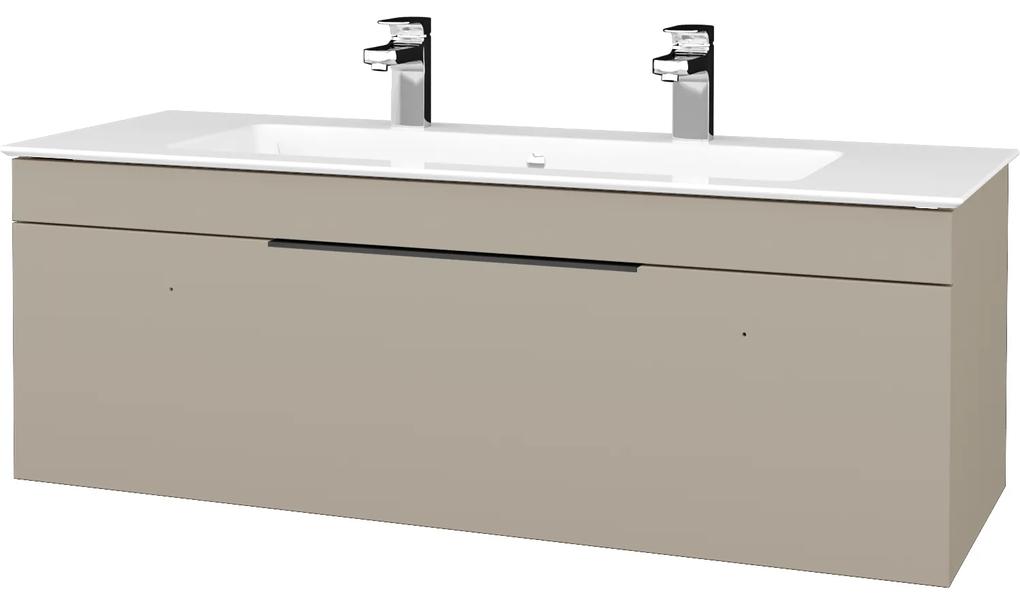 Dřevojas Koupelnová skříň ASTON SZZ 120 Varianta: N01 Bílá lesk / Úchytka T07 / D09 Arlington