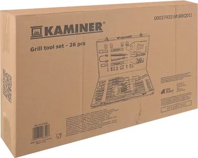 Sada grilovacího náčiní Kaminer - 26 ks.