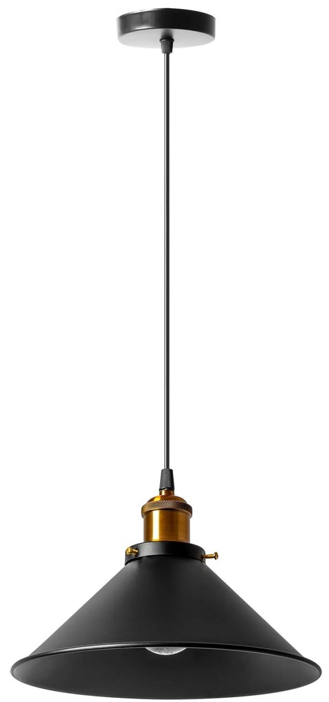 Toolight Černé stropní osvětlení OSW-00204 Porto
