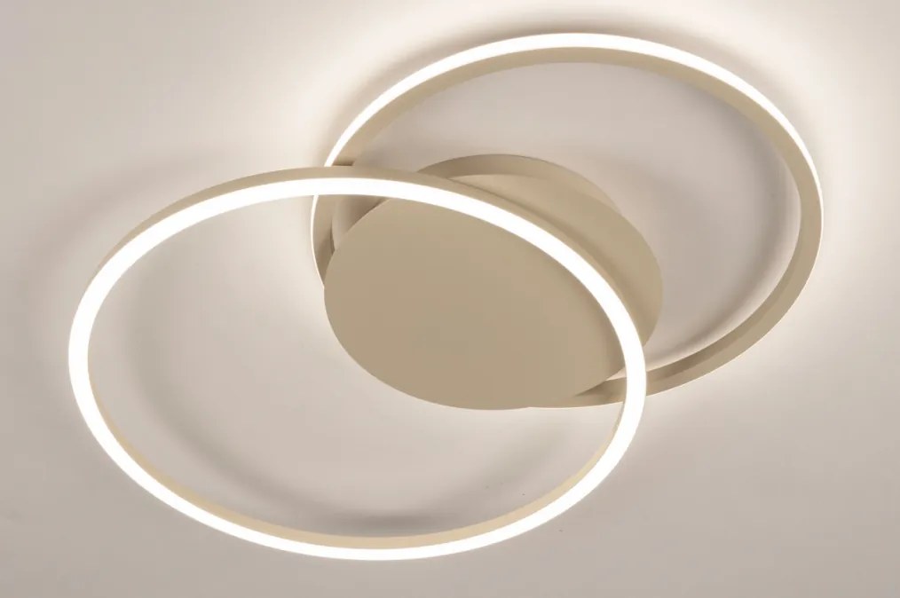Stropní stmívatelné LED svítidlo Omega 540 Taupe