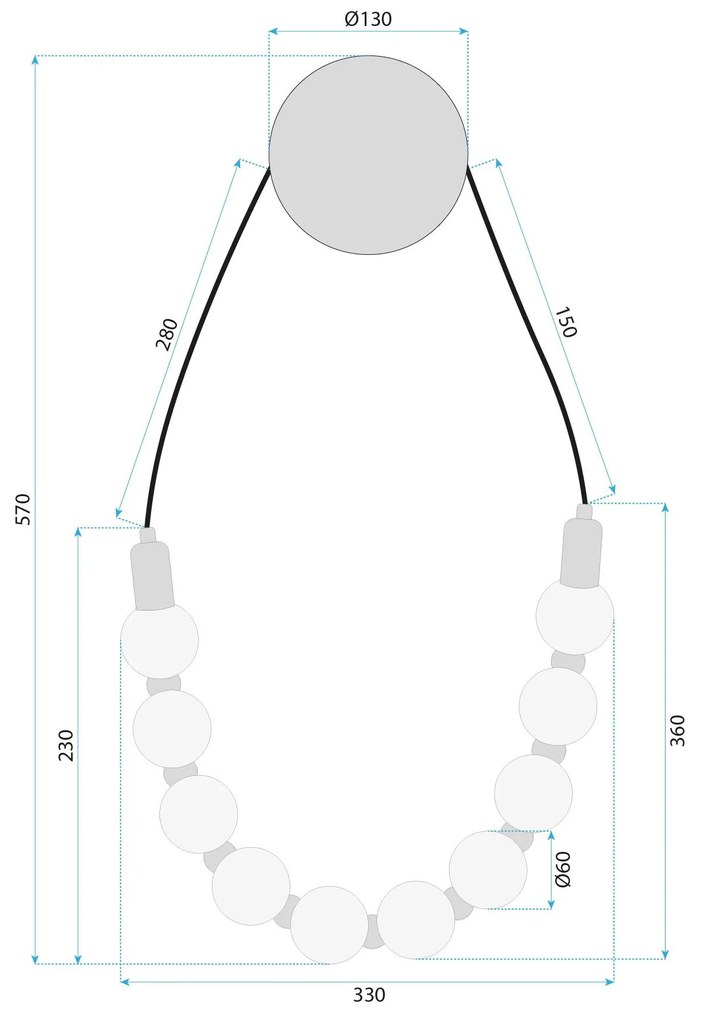 Toolight Toolight, LED nástěnné svítidlo 8W, 4000K, APP1661-W, černá-bílá, OSW-03666
