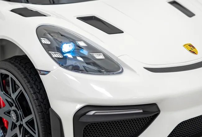 Elektrické autíčko Porsche Spyder RS ​​718 bílé