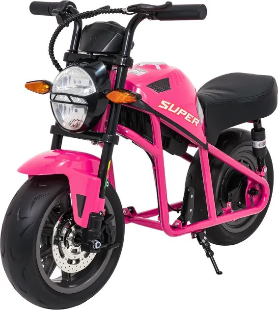 Elektrická motorka SUPERMOTO růžová
