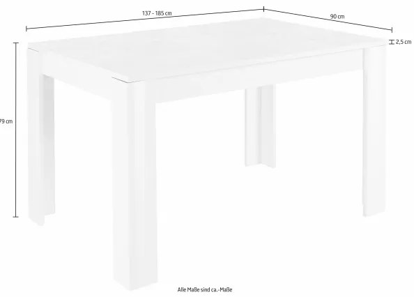 Rozkládací jídelní stůl ARIA dub sonoma