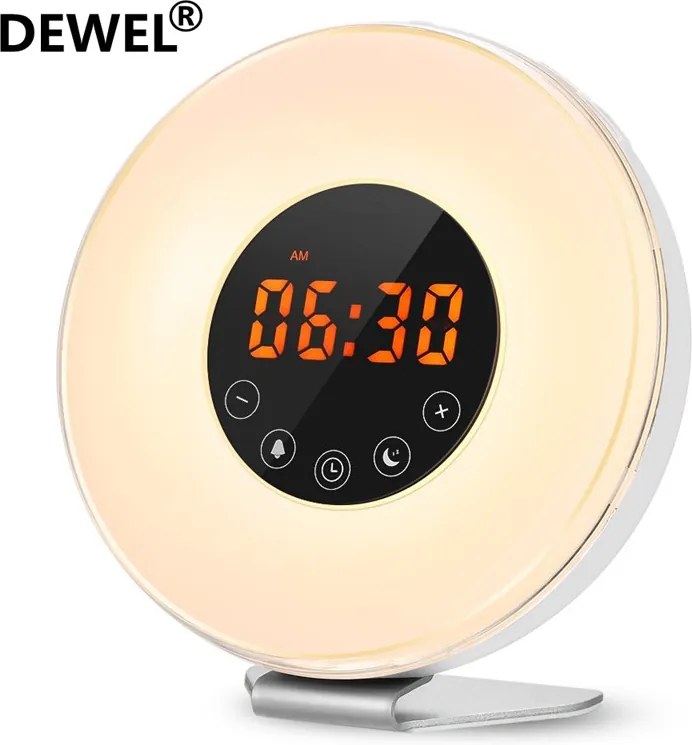 LED multifunkční budík / Dewell / FM rádio