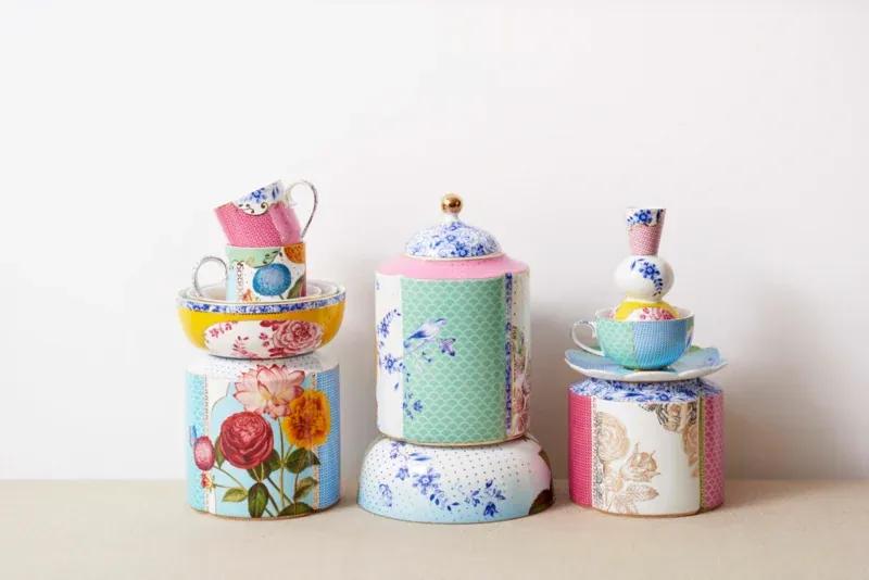 Pip Studio Royal Multi porcelánová dóza 1,9l, barevná (porcelánová dóza)