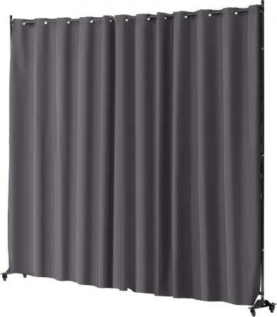 Dělicí stěna VEVOR, 308,5 × 45 × 245,5 cm – Šedá