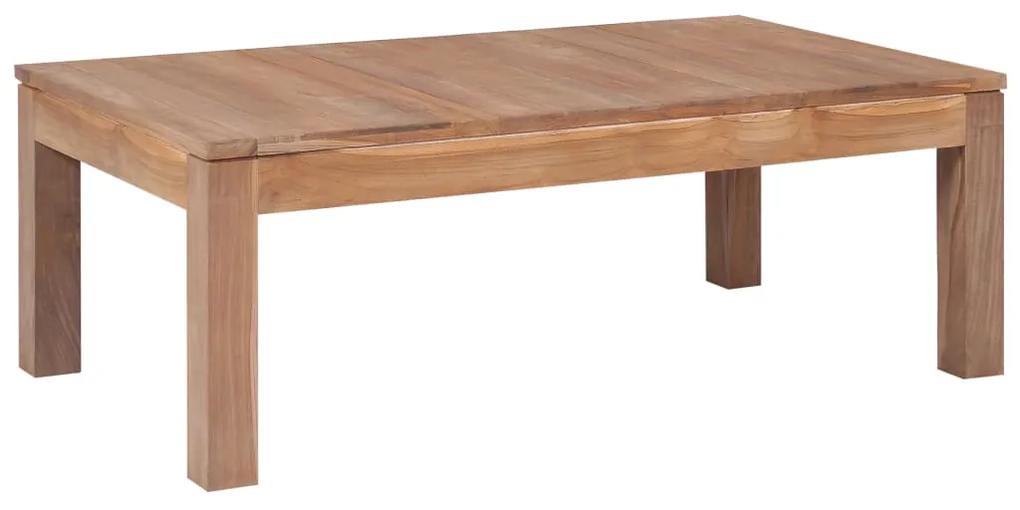 Konferenční stolek masivní teak přírodní povrch 110x60x40 cm,  246955