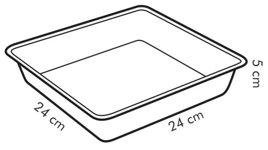 TESCOMA Plech na pečení čtvercový DELICIA 24 x 24 cm