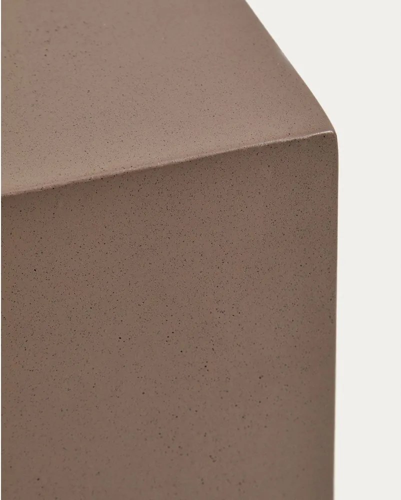 Betonový zahradní stolek 35x35 cm Rustella – Kave Home
