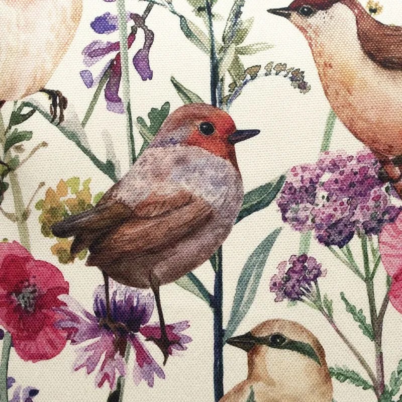 SCANquilt povlak ART ptáčci fialovorůžová 45 x 45 cm
