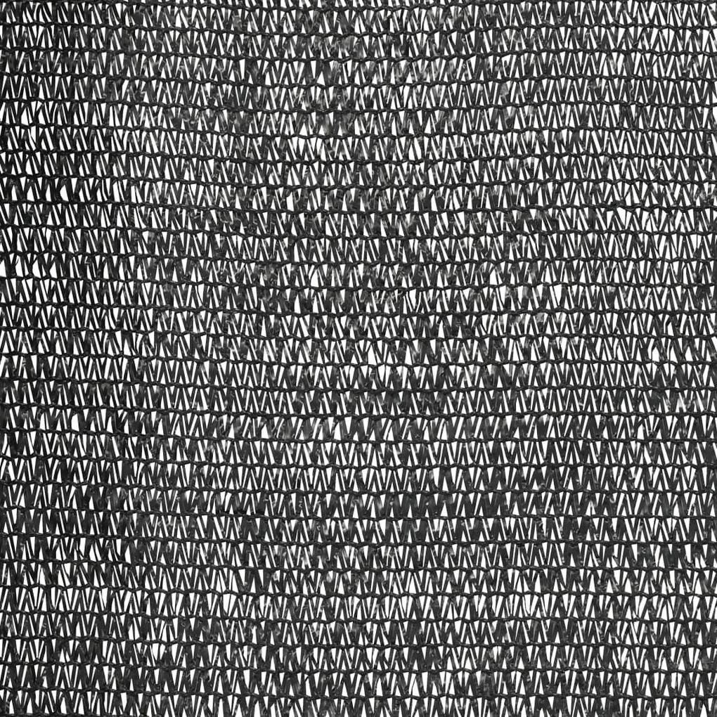 vidaXL Stínící tkanina černá 1,5 x 50 m HDPE 195 g/m²
