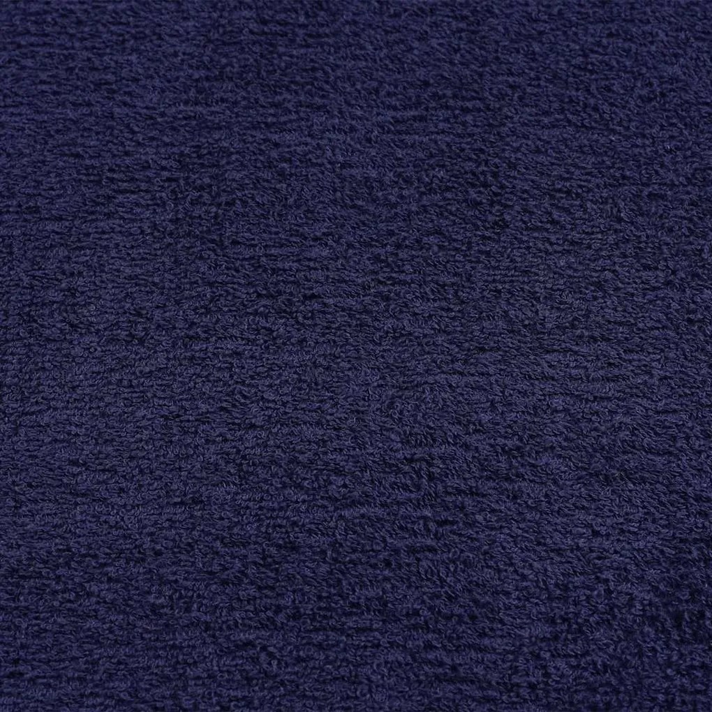 Saunové osušky FROGN 10 ks tmavě modré 80x200 cm 360 g/m² 136793