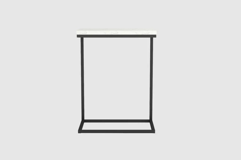 Wersal Příruční odkládací stolek Nori 66 cm - světlý mramor