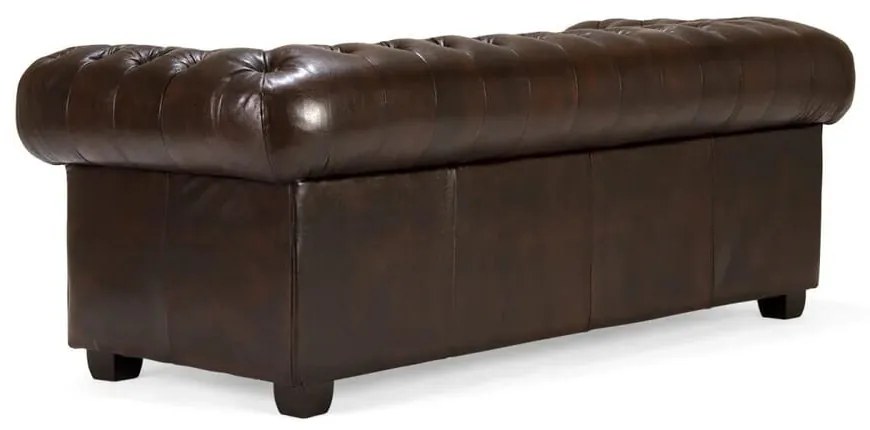 Massive home | Luxusní sedací souprava Chesterfield z pravé kůže - hnědá