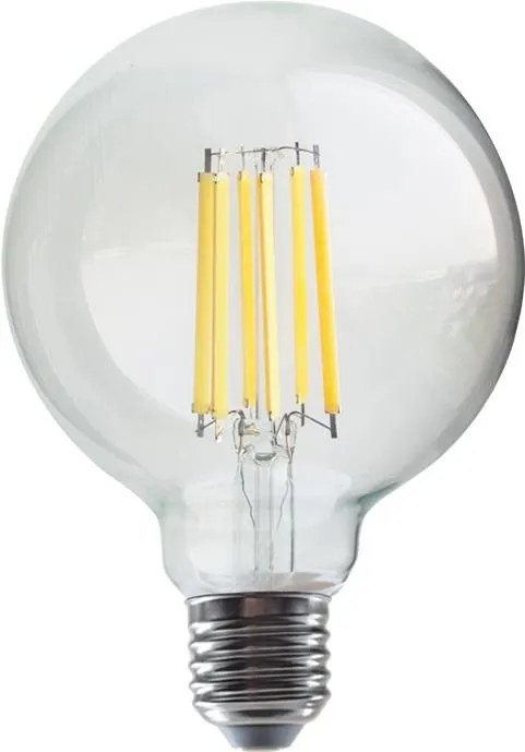 Led žárovka led globe filament žárovka čirá g95 12w/230v/e27/2700k/1540lm/360°