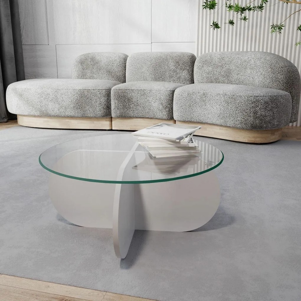 Konferenční stolek Bubble White
