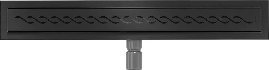Sprchový žlab MEXEN WAVE BLACK - černý