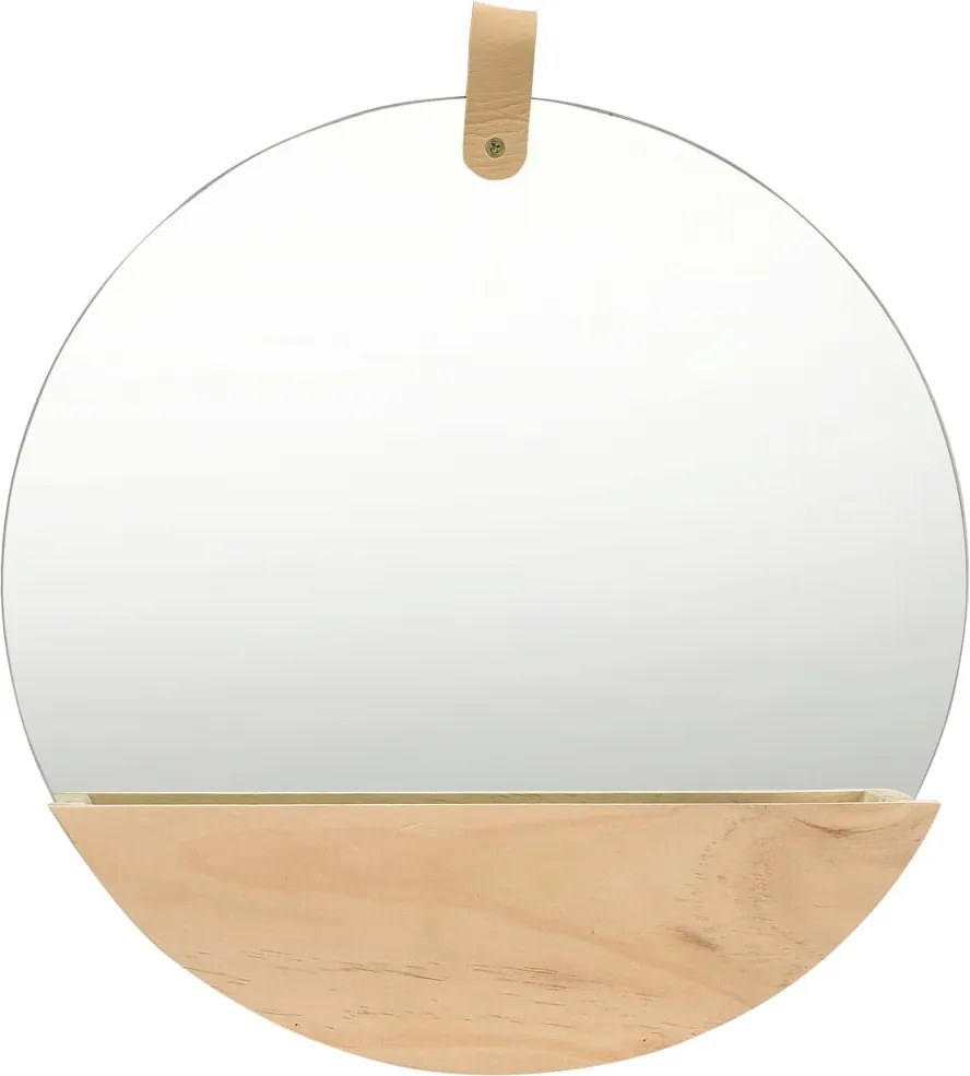 Nástěnné zrcadlo masivní borovice 35 cm 322801