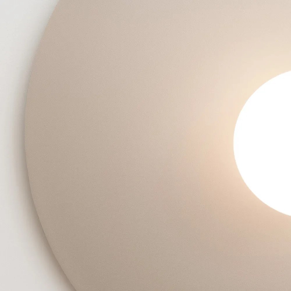 Taupe kovové nástěnné svítidlo ø 50 cm AKE – Thoro