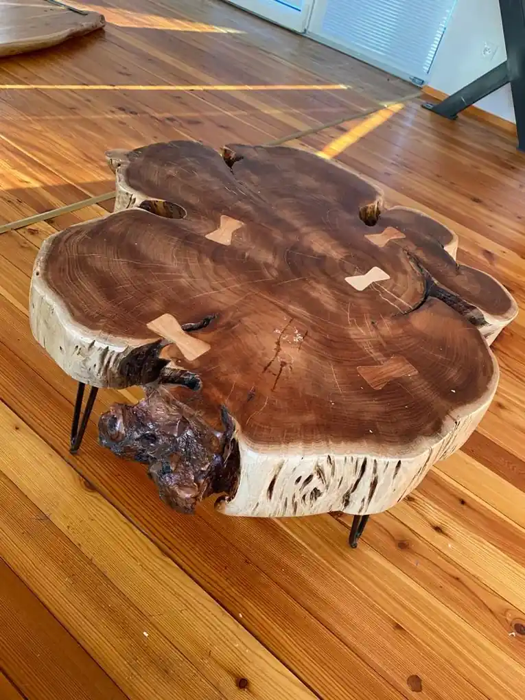 Konferenční stolek z kmene stromu Goa 90cm | BIANO