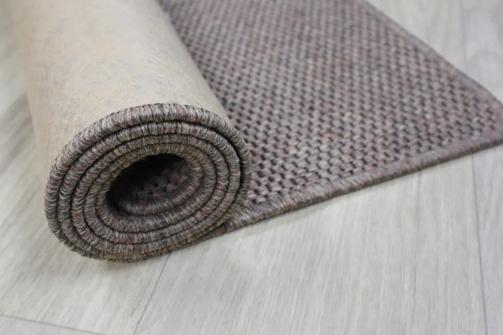 Vopi, Běhoun na míru Nature hnědý, šíře 50 cm, hnědá, chodba / předsíň