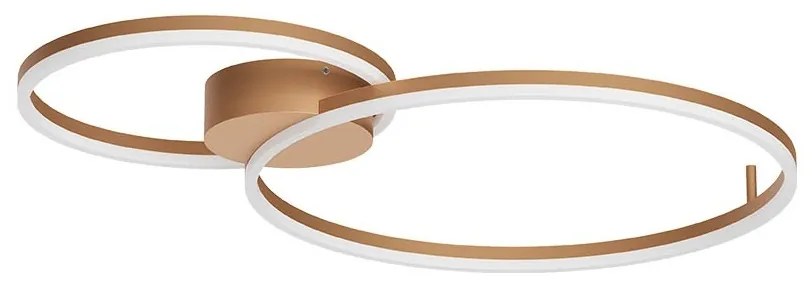 Světla a lustry REDO GROUP Redo ORBIT designové stropní svítidlo 01-3365 LED 63W/CCT 3000K/4000K/bronzová barva