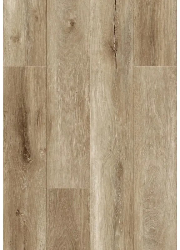 Mexen Long Creek vinylové panely 1240 x 182 mm SPC 6,5 mm, podložka IXPE 1,5 mm, 4 V-spára, Dub - F1050-1240-182-505-4V1-01