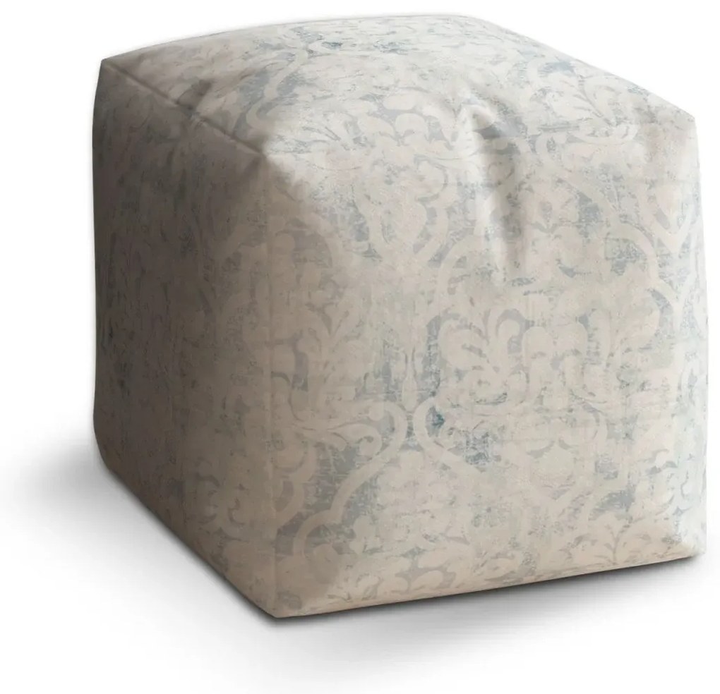Sablio Taburet Cube Vintage patina - 40x40x40 cm