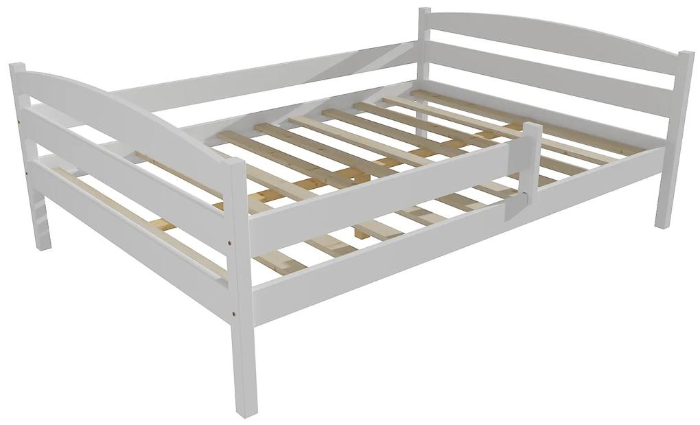 Vomaks Dětská postel DP 017 XL se zábranou Rozměr: 140 x 200 cm, Barva: bezbarvý lak