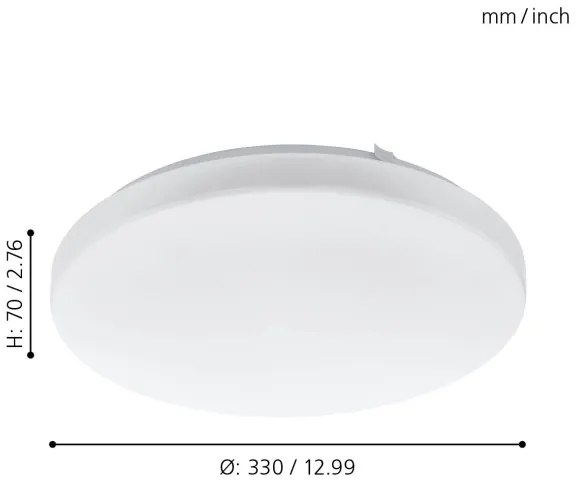 Eglo 97872 - LED Stropní svítidlo FRANIA LED/14,6W/230V
