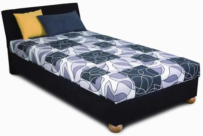 Zvýšená čalouněná postel Zapa, s úložným prostorem , 120