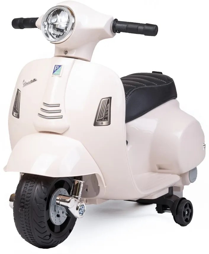 Dětská elektrická motorka Baby Mix Vespa bílá