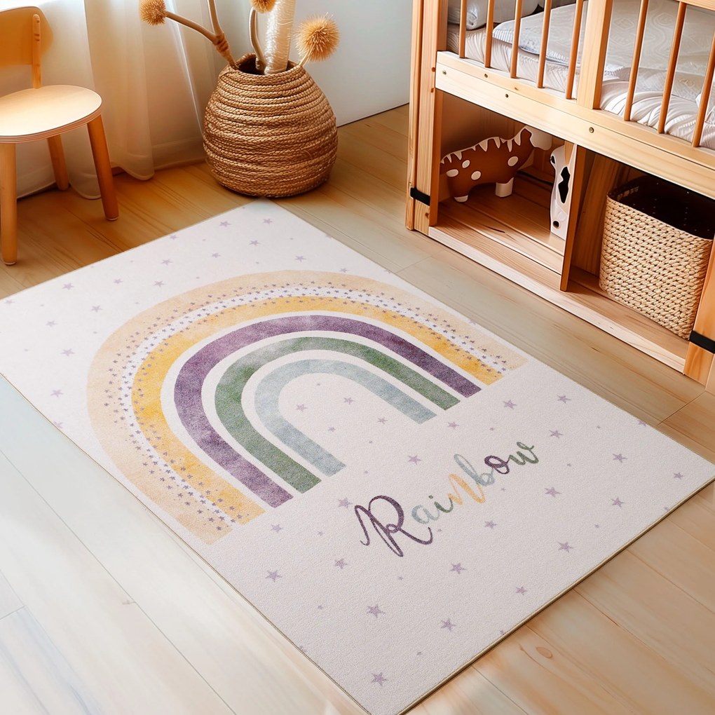 Ayyildiz, Dětský kusový koberec Play 2018 Cream, 160x230, bílá, dětský pokoj