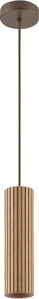 Brilliant - Lustr na lanku LAKEWOOD 1xGU10/10W/230V pr. 10 cm hnědá