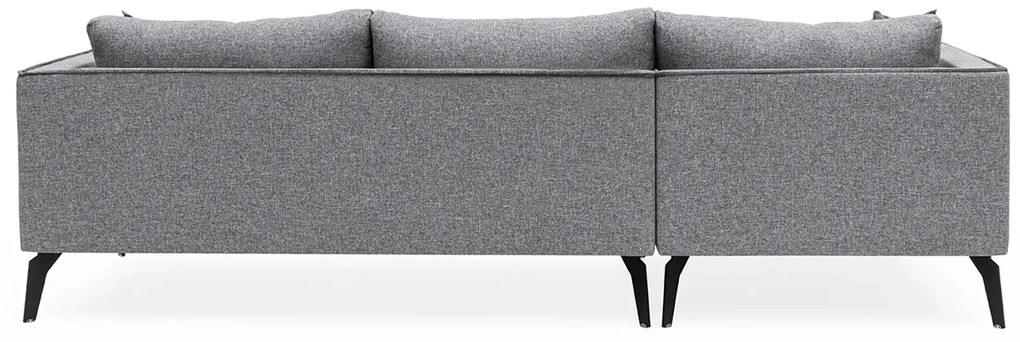 Hanah Home Rohová pohovka BOBO světle šedá levá