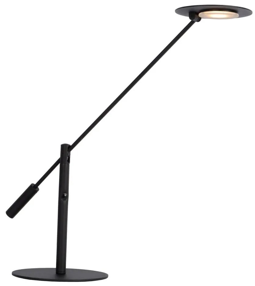 Lucide 19666/09/30 - LED Stmívatelná stolní lampa ANSELMO LED/9W/230V černá