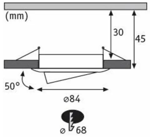 Paulmann 94472 - SADA 3xLED/6W IP23 Stmívatelné koupelnové svítidlo NOVA 230V