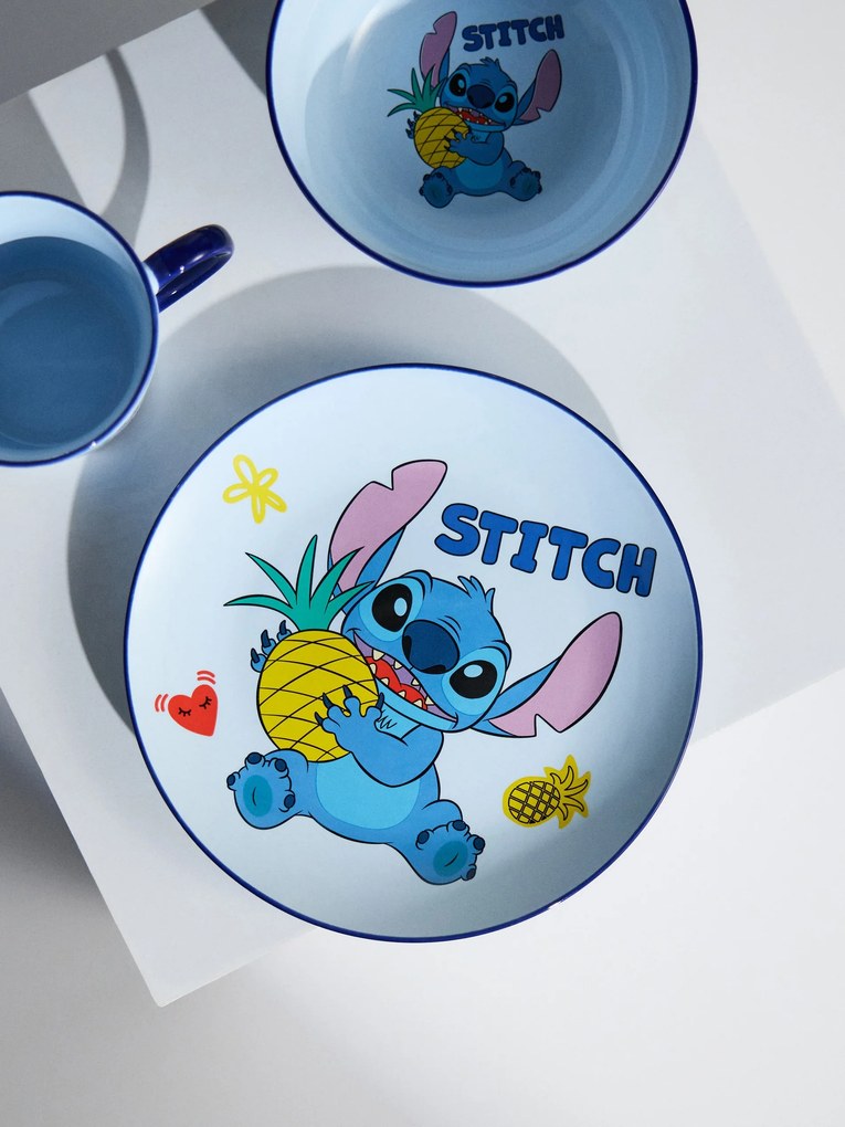 Sinsay - Keramický talíř Lilo & Stitch - vícebarevná