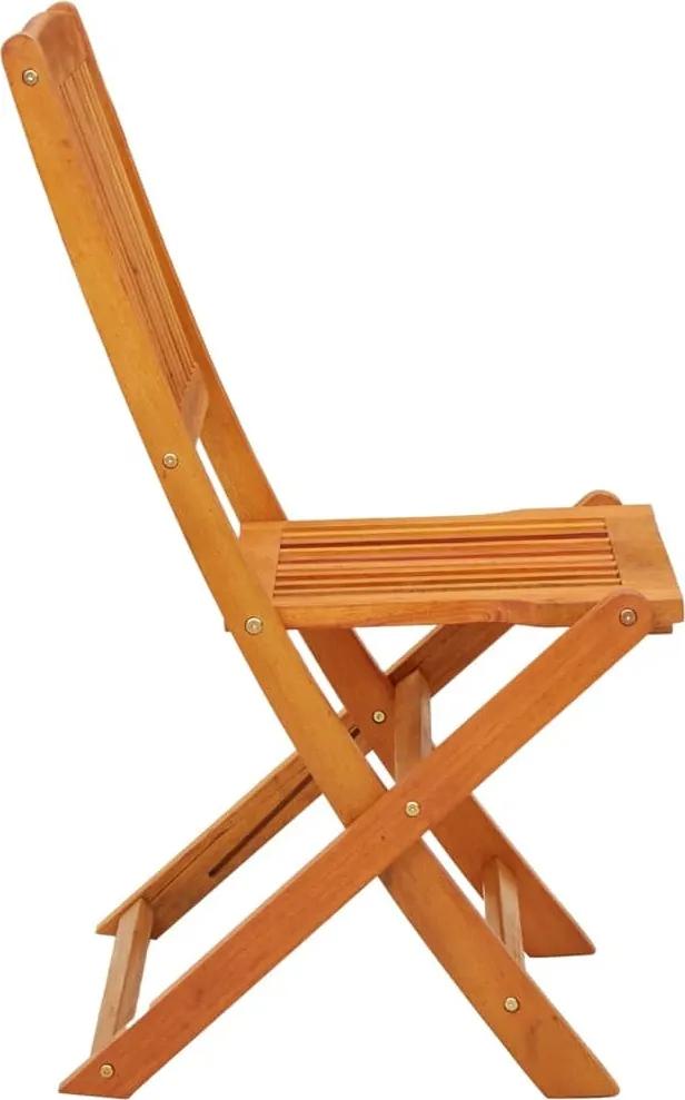 vidaXL Skládací zahradní židle 2 ks masivní eukalyptové dřevo [312451]