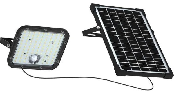 LED Solární reflektor se senzorem LED/30W/6,4V 4000K