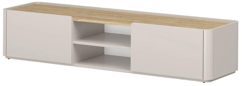 TV stolek Elivo 170 cm - kašmírová / dub olejovaný