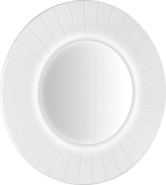 Sapho Sapho, LUMIRO STRIP kulaté zrcadlo s LED osvětlením v rámu, průměr 75cm, bílá mat, LR750-3131S