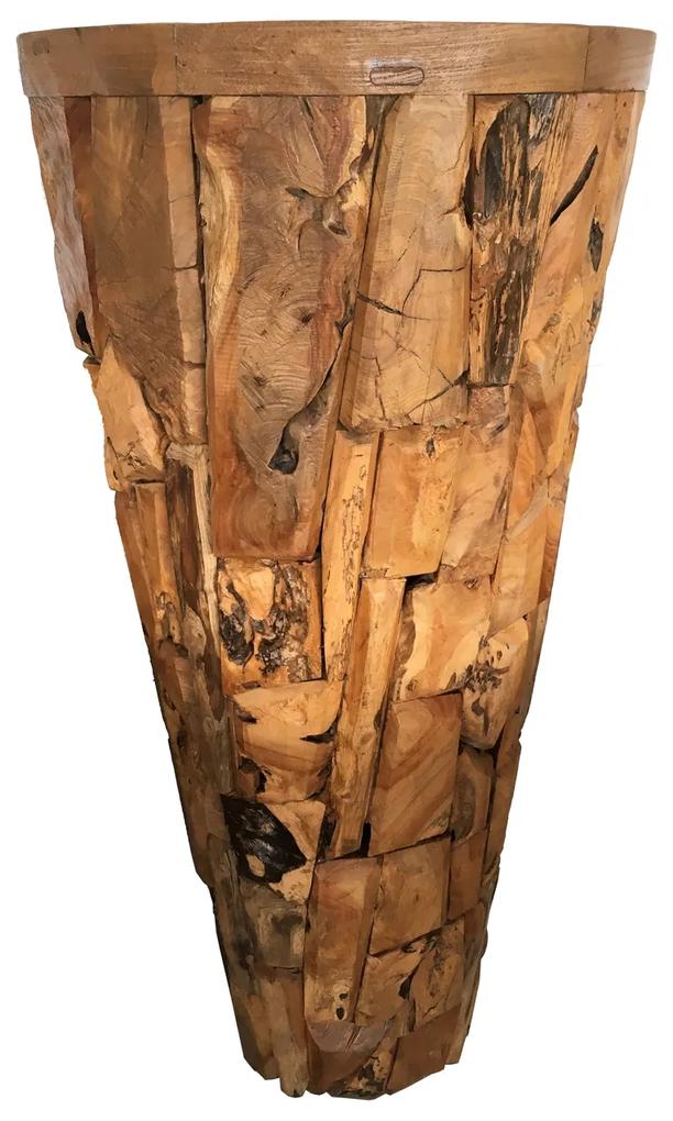 4U design s.r.o. Dřevěná váza 80x40cm