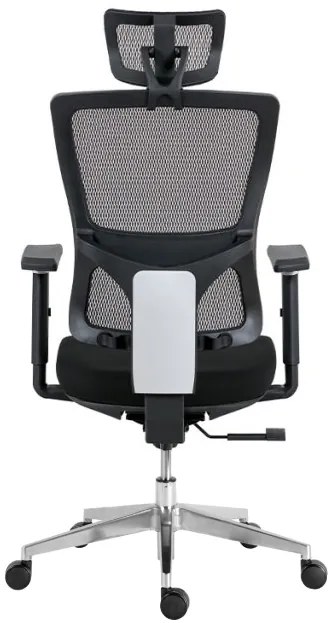 Kancelářská ergonomická židle Neoseat BROOKE — černá, nosnost 150 kg (rozbaleno)