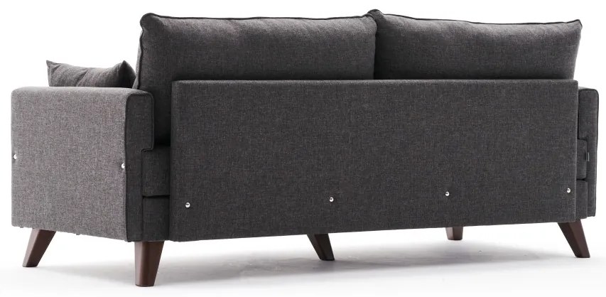Hanah Home Rozkládací pohovka BELLA antracit 208 cm 825BLC2575